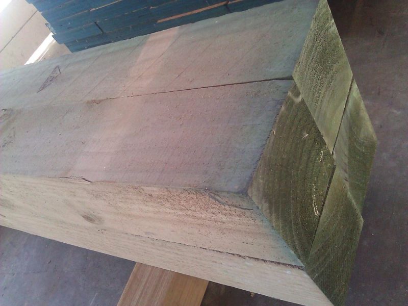 Pine Piles/ Post RS H5 TW Treated 125x125 - One Stop Deck Shop