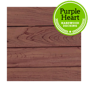 Purple Heart Hardwood Decking, Get Pricing - One Stop Deck Shop